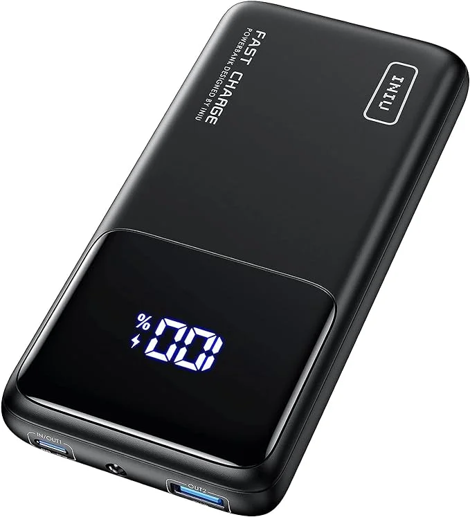 INIU Power Bank, 45 W Quick Charge LED Display 15000 mAh, prenosni ...