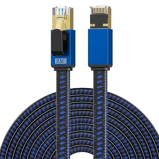 Cat 8 Ethernet Kabel 25m, Visoka Hitrost, RJ45, SSTP - Zadnji kos